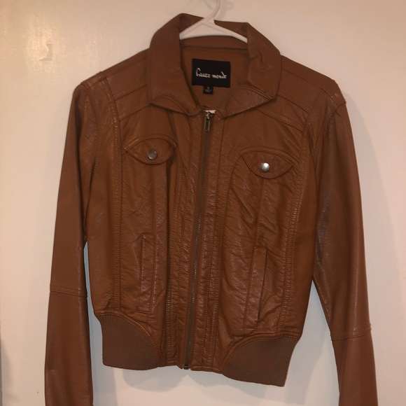 Jackets & Coats | Light Brown Leather Jacket | Poshmark